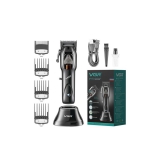 APARADOR DE PELO VGR V-653 PRETO CARREGAVEL 5V/USB 086539 | LG Importados - Paraguai